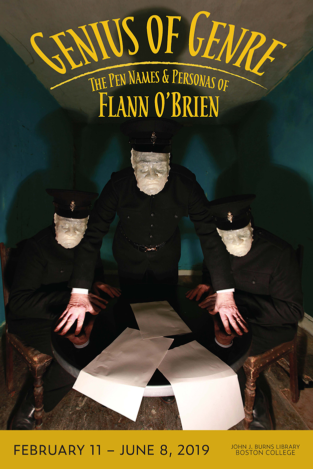 Flann O’Brien exhibit at Burns Library | BC Bookmarks